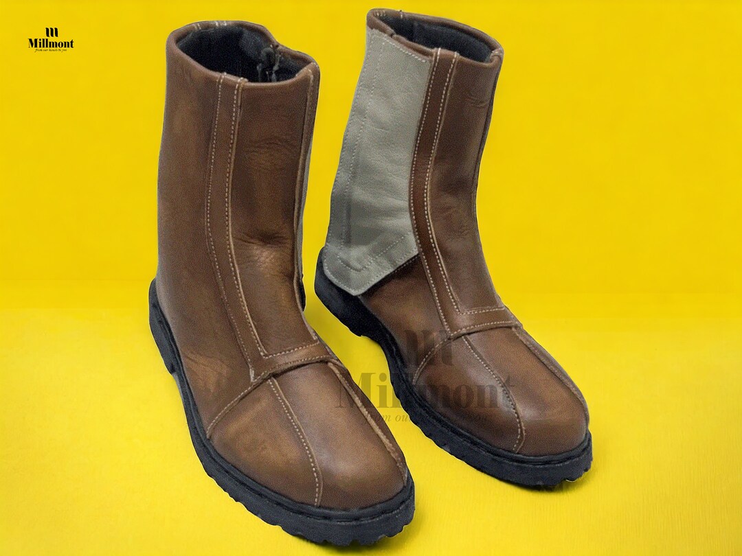 Din Djarin Star Wars Mando Costume Boots, Star Wars Mandalorian Costume ...