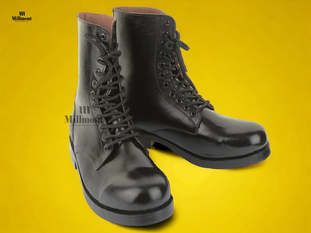 WWII German Panzer Boots Reproduction, Historical Reenactment Uniform ...