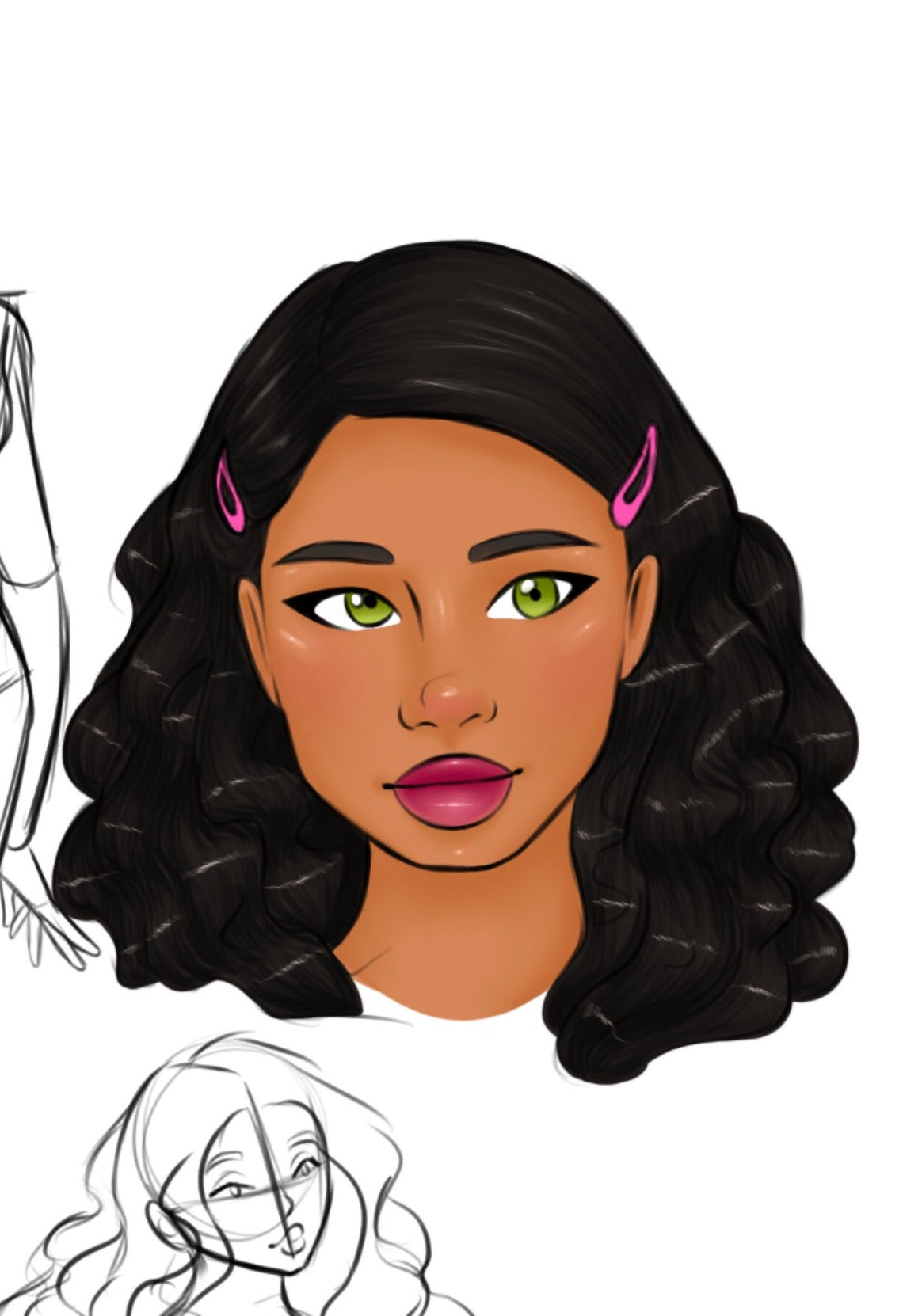 Custom Portrait Character Drawing - Etsy