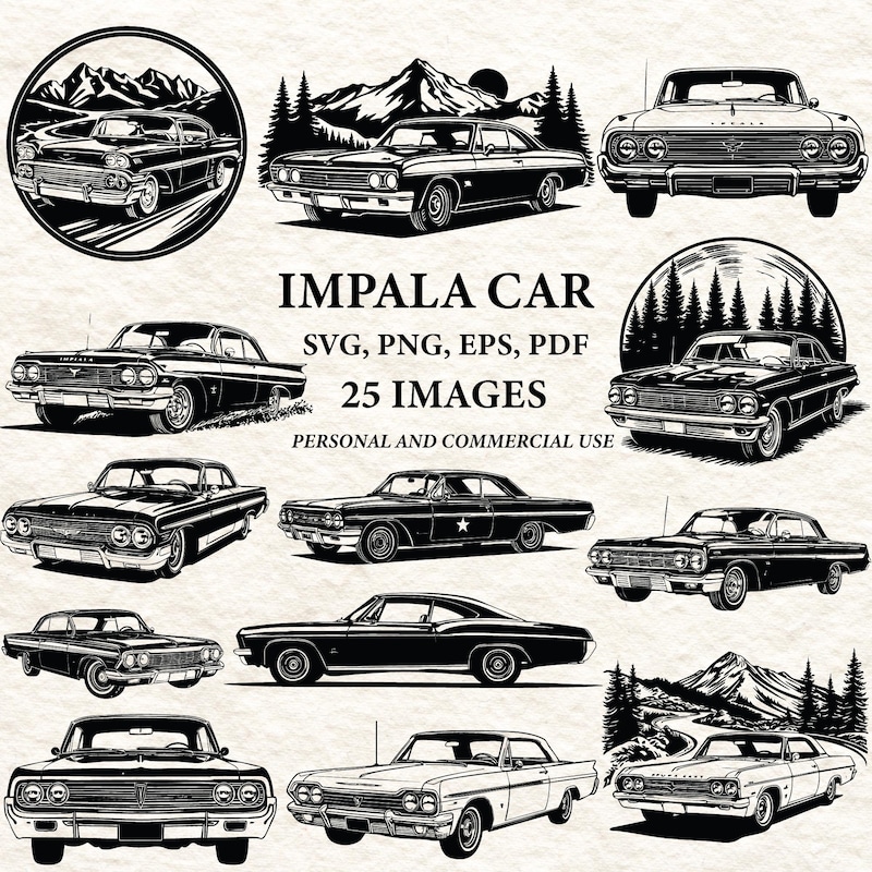 Vintage Car Shirt Impalas - Etsy