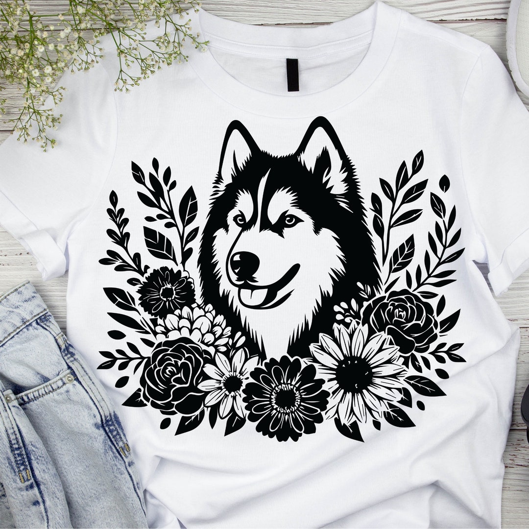 Husky, Husky Dog Svg, Dog Svg, Dog Head Png, Dog Outline, Husky Png ...