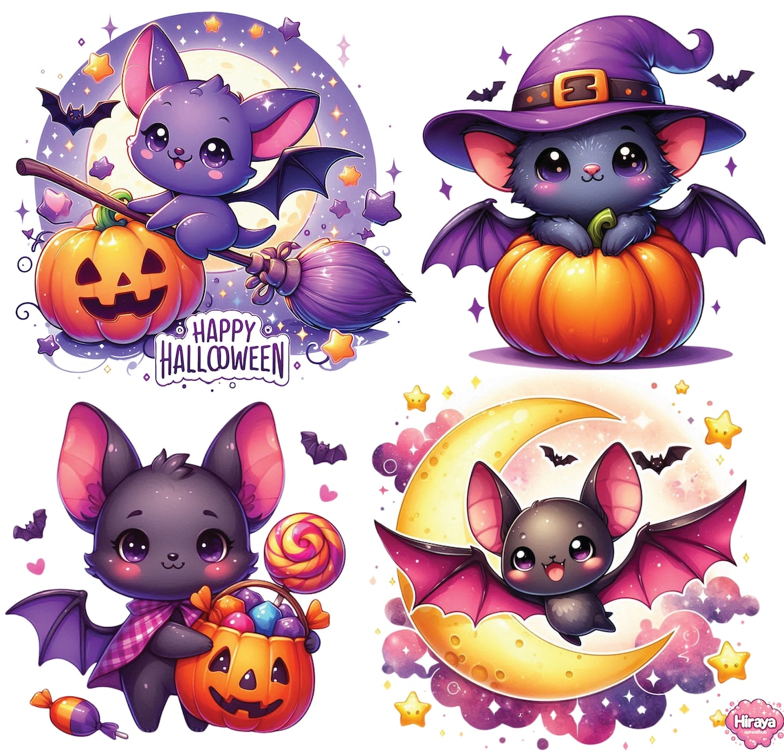 Cute Bat Png, Bat Halloween Png, Halloween Png Bundle, Shirt Design ...