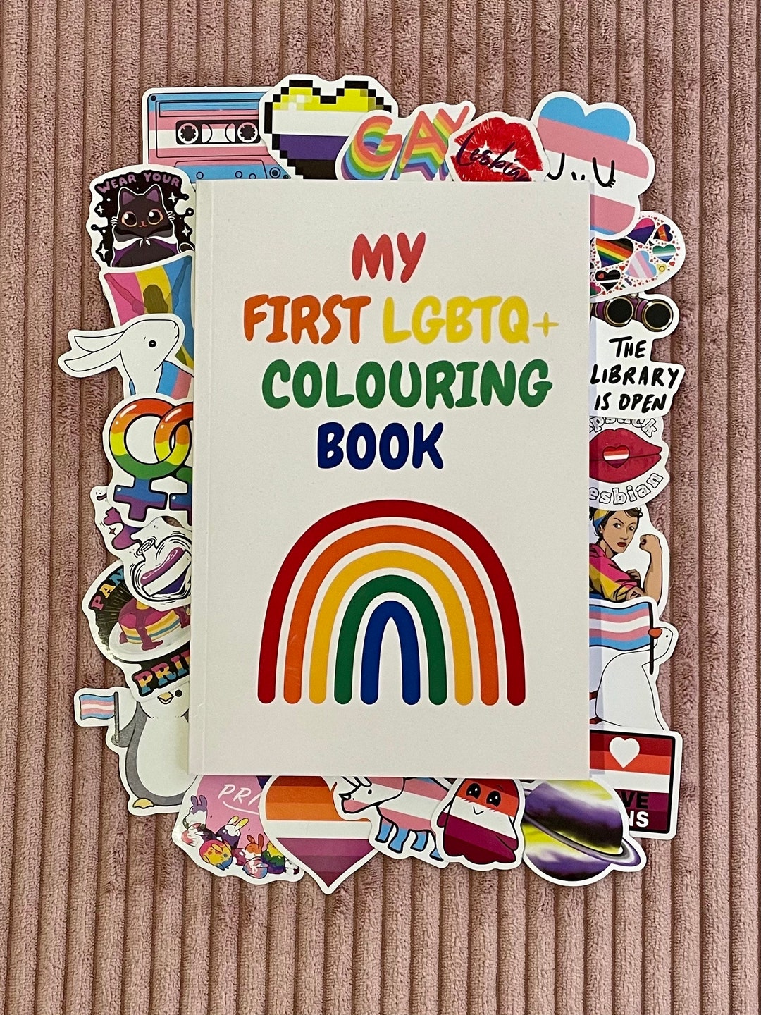 LGBTQ Colouring Book Toddlers Gift Educating Children - Etsy UK