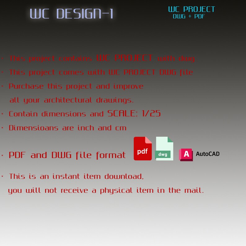 WC Design DWG, Wc Design Ideas, Wc Design, Wc Architectural Drawing, WC ...