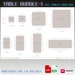 Tables Bundle Plan DWG/CAD, Plan Tables, Furniture Plan, Architecture ...