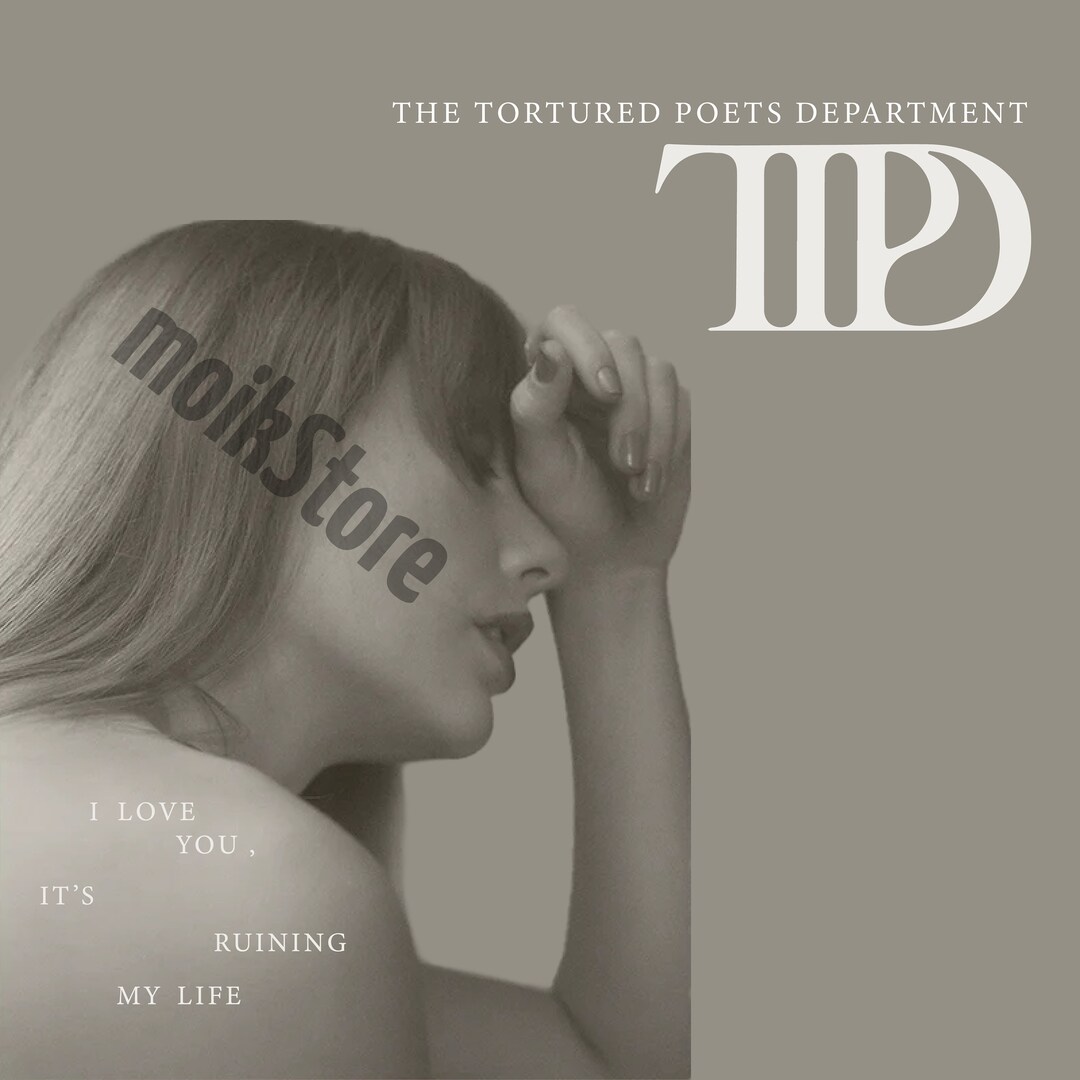 Taylor Swift the Tortured Poets Department TTPD Cover Printing - Etsy