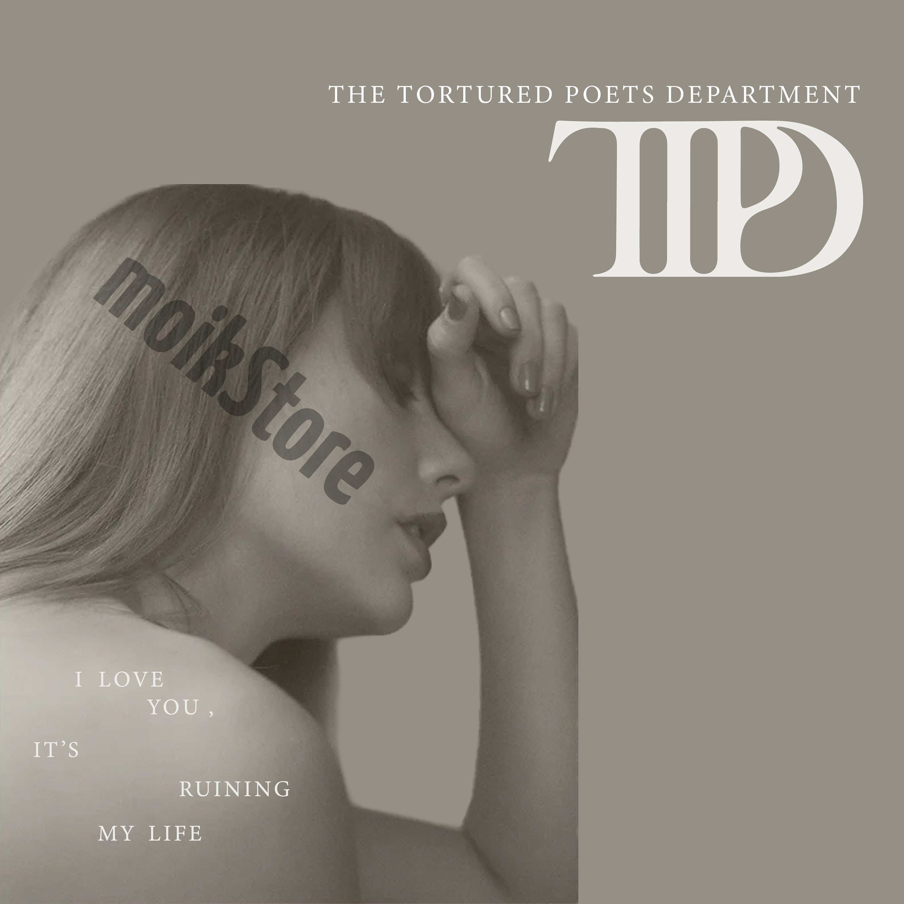 Taylor Swift the Tortured Poets Department TTPD Cover Printing - Etsy