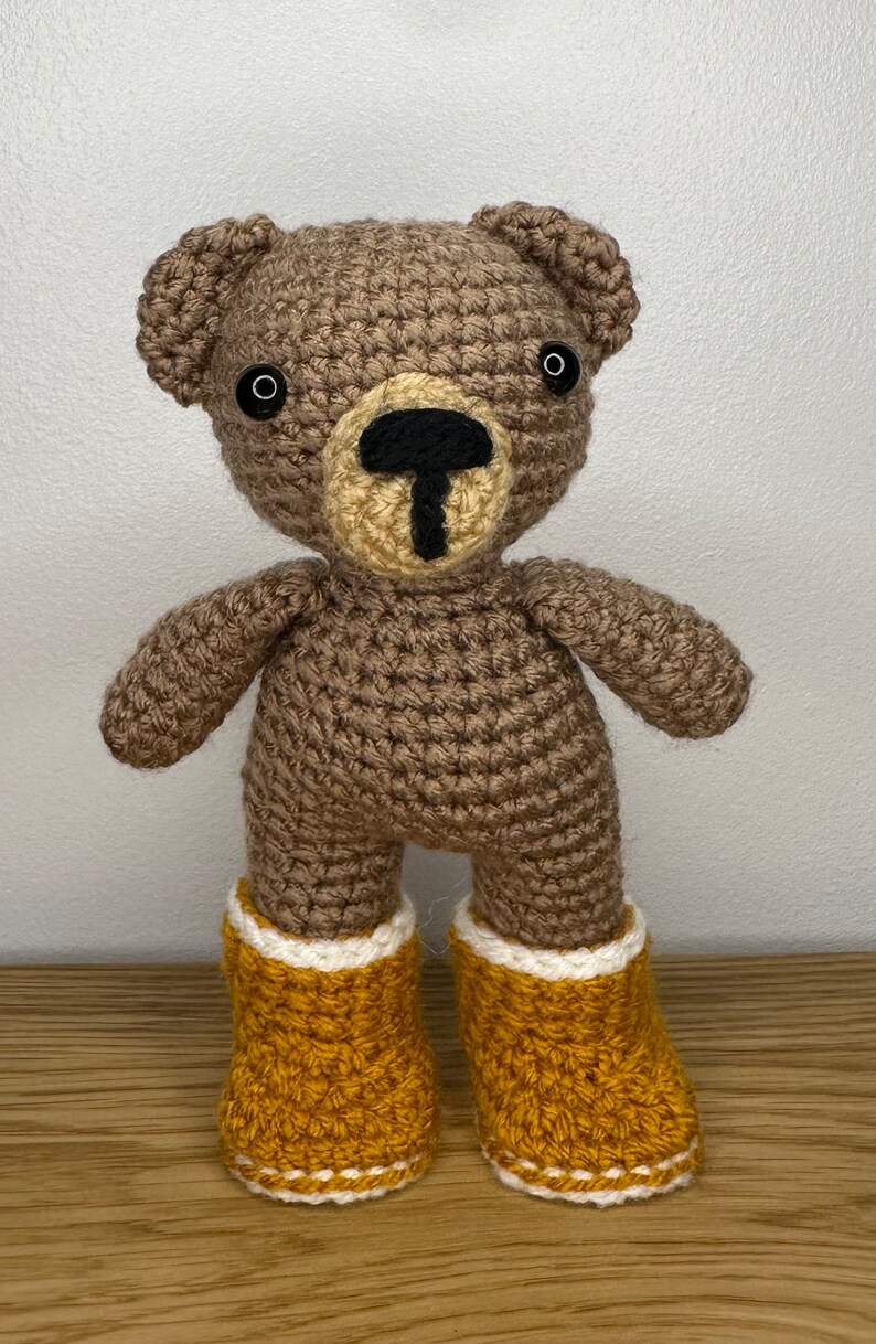 Darwin the Bear CROCHET PATTERN english Pdf Download Amigurumi Teddy ...