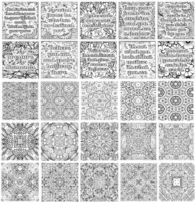 10,400 Printable Coloring Pages for Kids and Adults Digital Editable ...