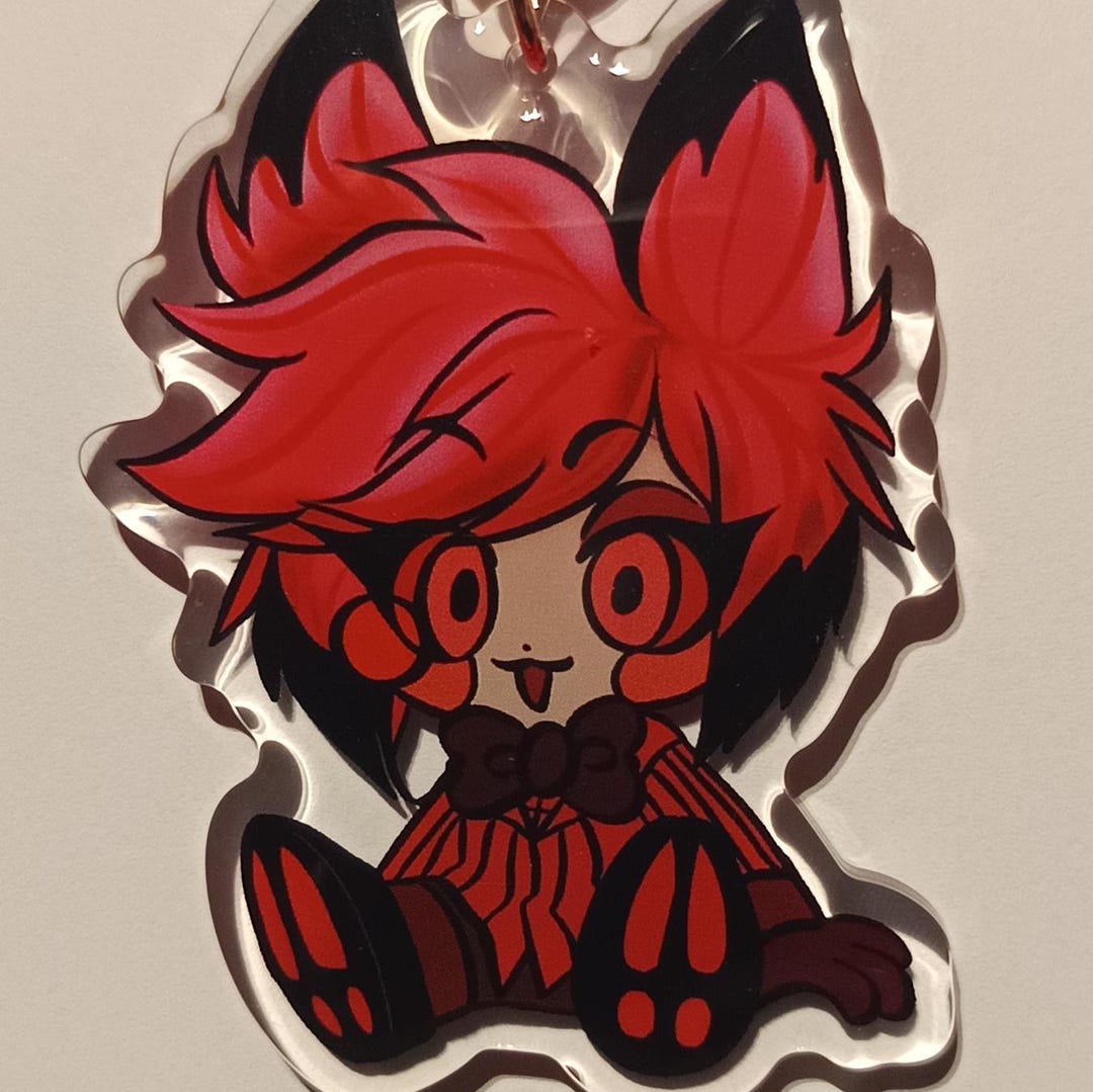 Alastor Plush Keychain - Etsy