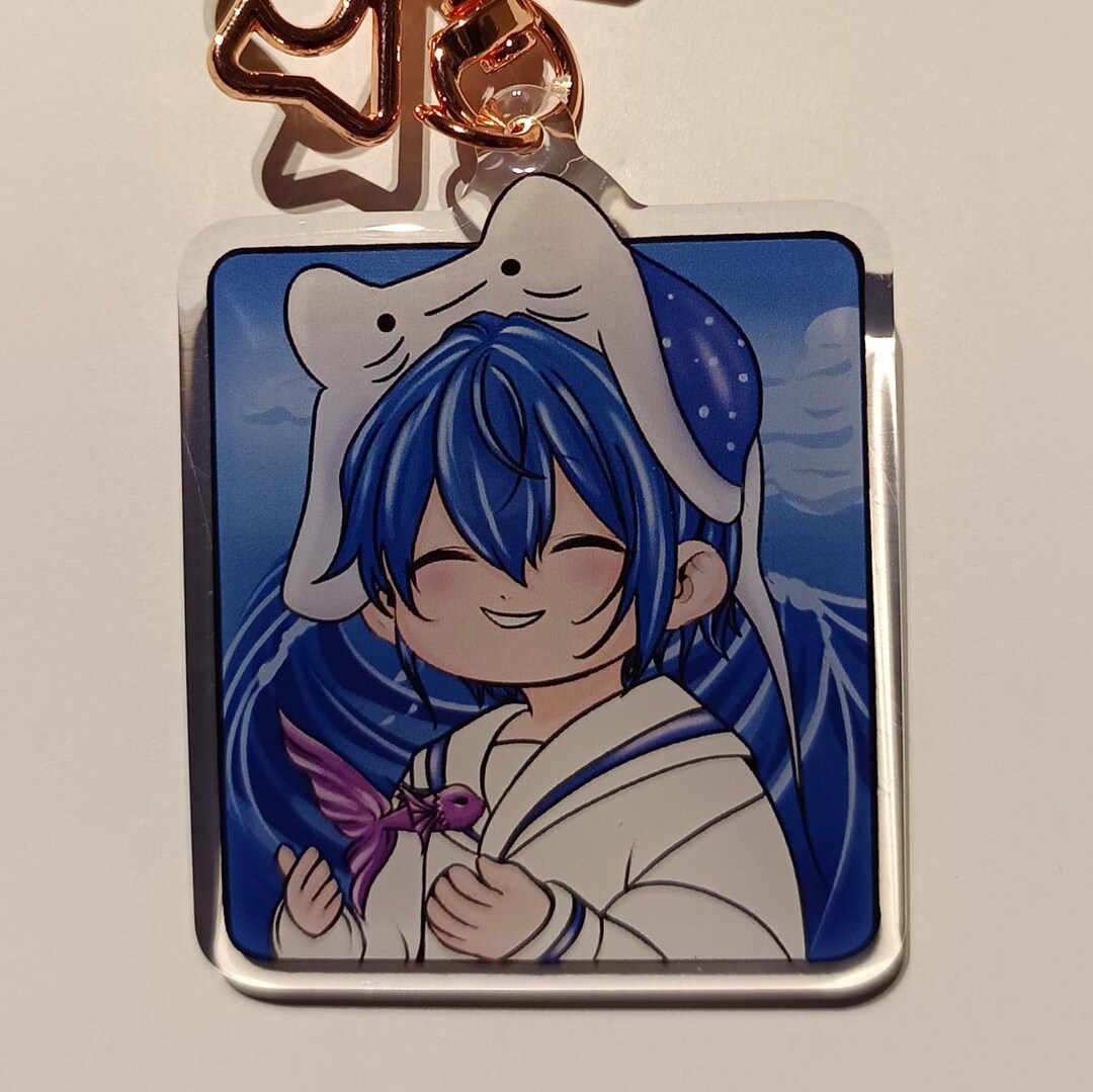 Cute Chibi Fisherman Keychain - Etsy
