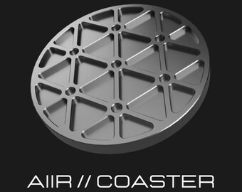 Aerospace Iso Grid Coaster - Etsy