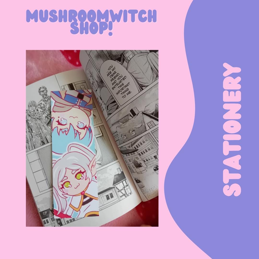 Frieren: Beyond Journey's End Double Sided Bookmarks - Etsy