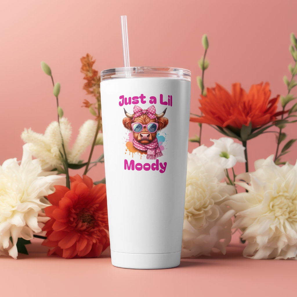 Funny Highland Cow Png Diva Cow Png Moody Png Cute Highland Cow Svg ...