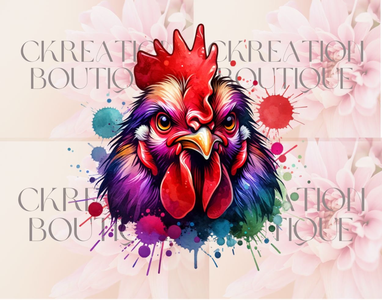 Chicken Clipart Bundle PNG Sublimation Watercolor Clipart Chicken Funny ...