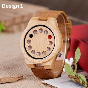 Wooden Watch, Personalized Watch for Men, Custom Wood Watch, Watches ...
