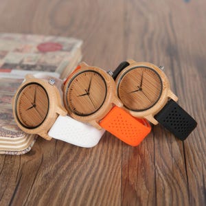Personalized Watch, Engraved Watch, Wooden Watch, Gifts for Him Her ...