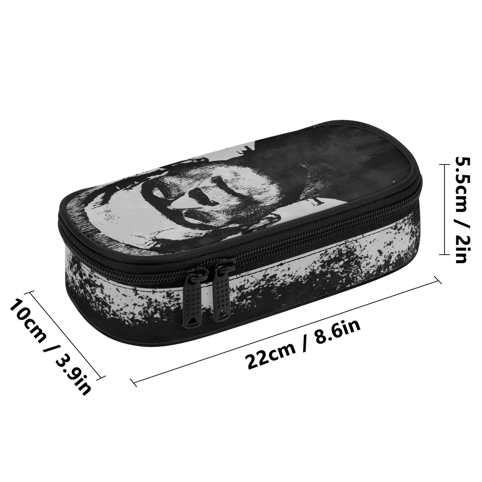 Frankenstein Pencil Case, 3-layer Polyester Organizer, Goth Makeup Bag ...