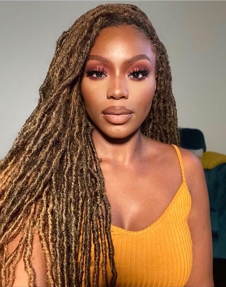 Soft Locs Lace Frontal. Dread Loc Wig for Black Women. Full Lace Wig ...