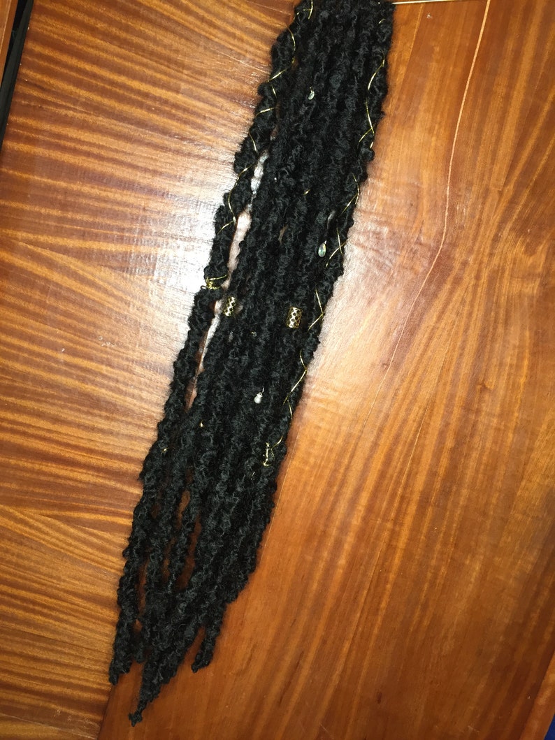 Jumbo Crochet Faux Locs, Kinky Marley Hair, Boho Distressed Dreadlocks ...