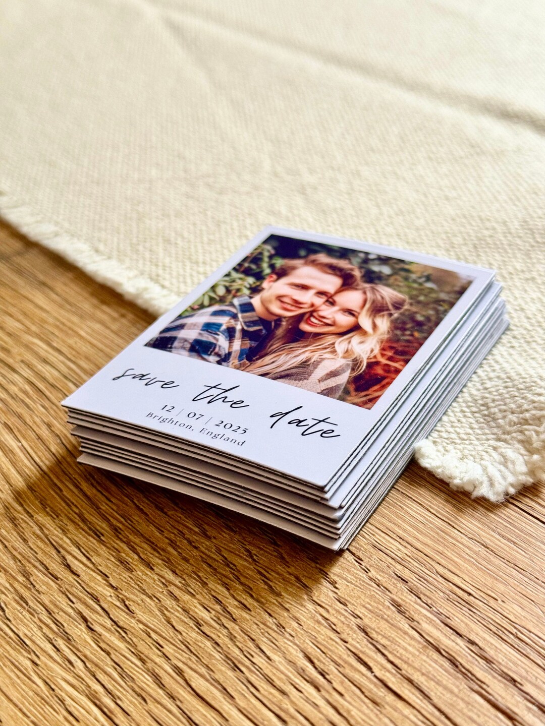 Save the Date Photo Magnets | Wedding Invitation | Polaroid Save the ...