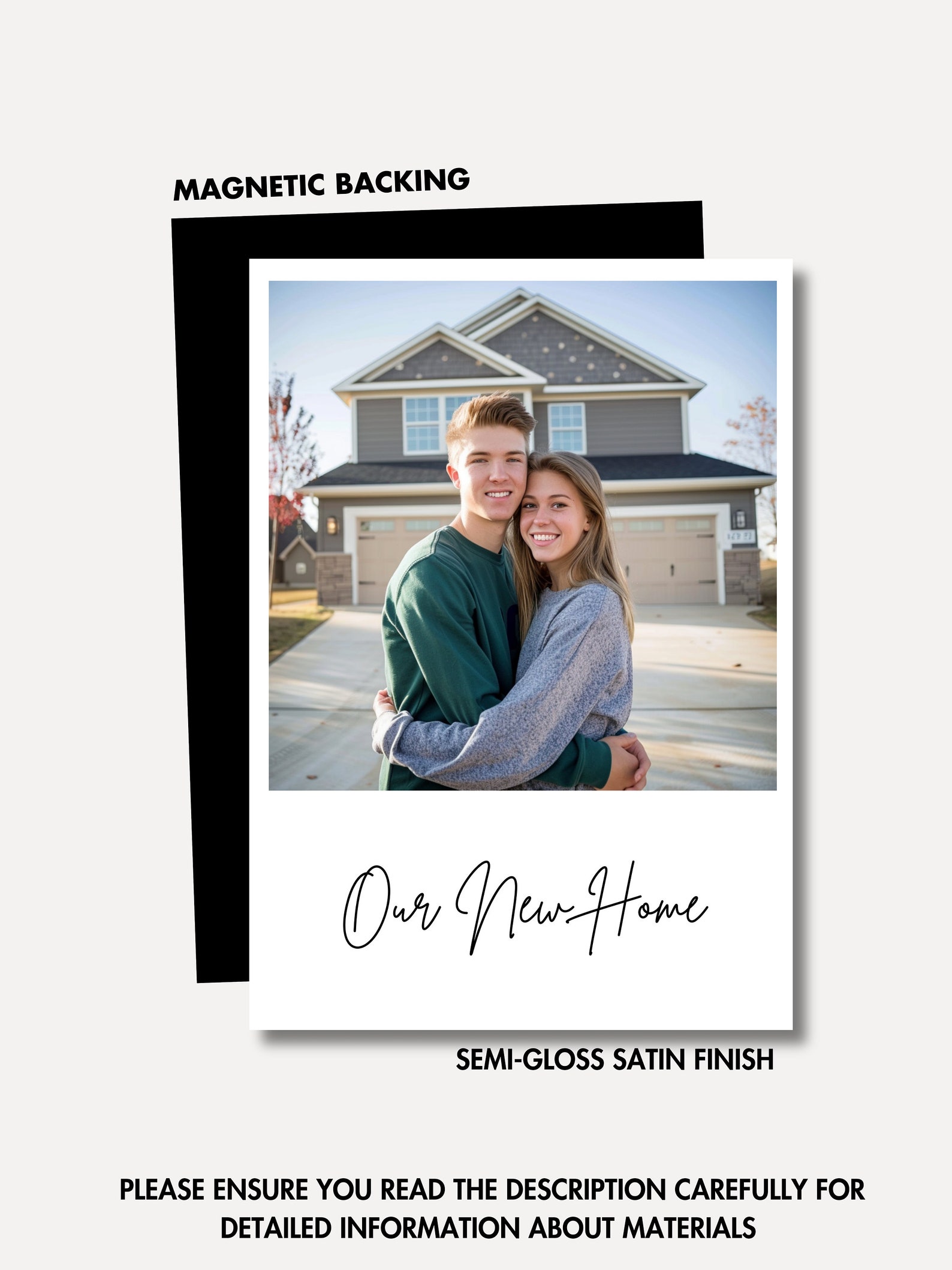 Thank You Card Magnets | Custom Photo Magnets | Photo Gift | for Him ...
