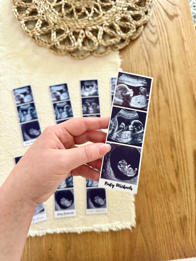 Ultrasound Photo Booth Strip Print | Photo Gift | Custom Photo Fridge ...