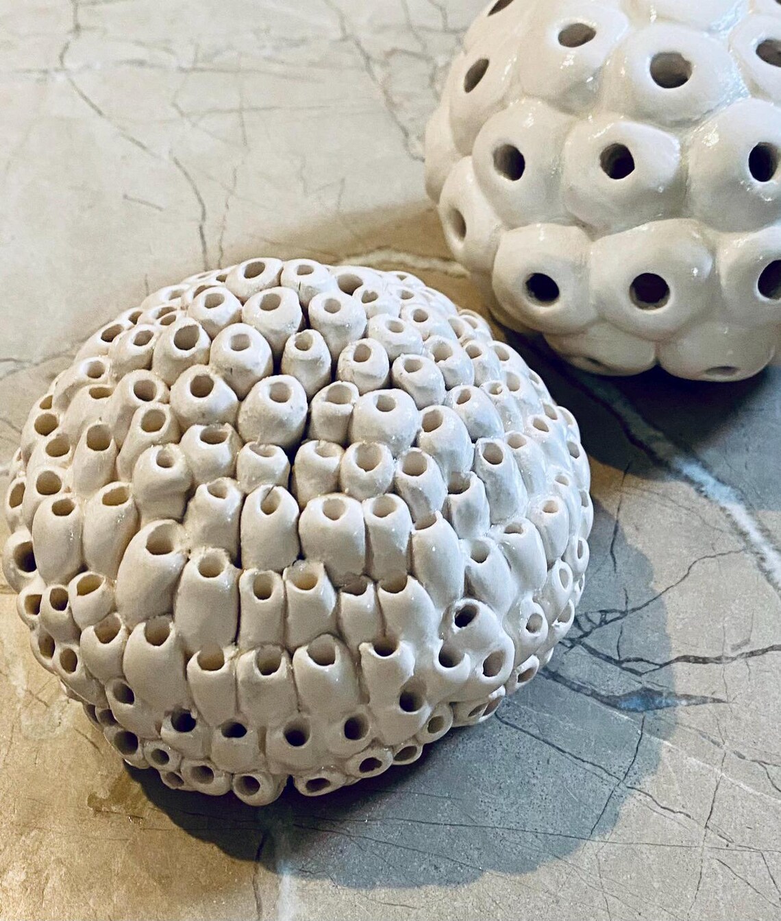 Ocean Inspired Coral Clay Sculpture for Minimalist Home Decor and ...