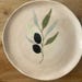 Handmade Ceramic Plate With Hand-painted Olive Tree – Rustic ...