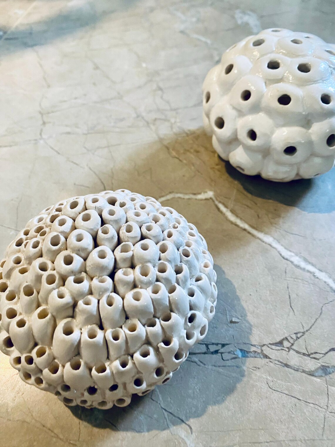 Ocean Inspired Coral Clay Sculpture for Minimalist Home Decor and ...