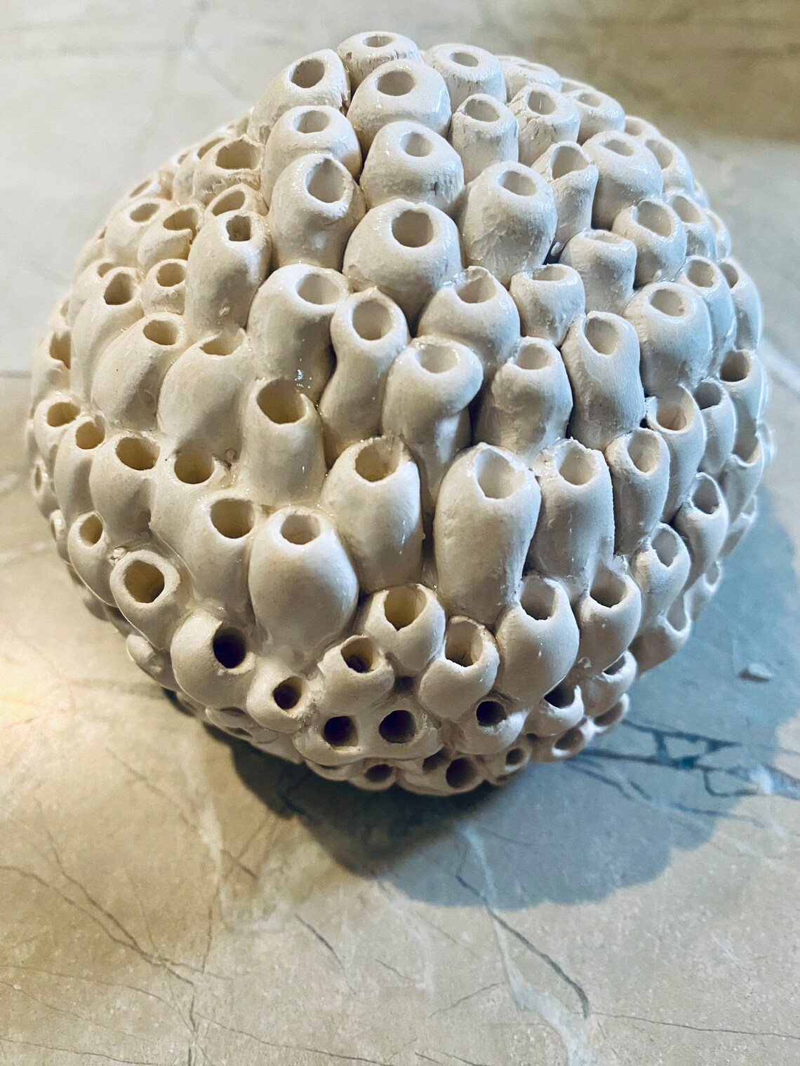 Ocean Inspired Coral Clay Sculpture for Minimalist Home Decor and ...