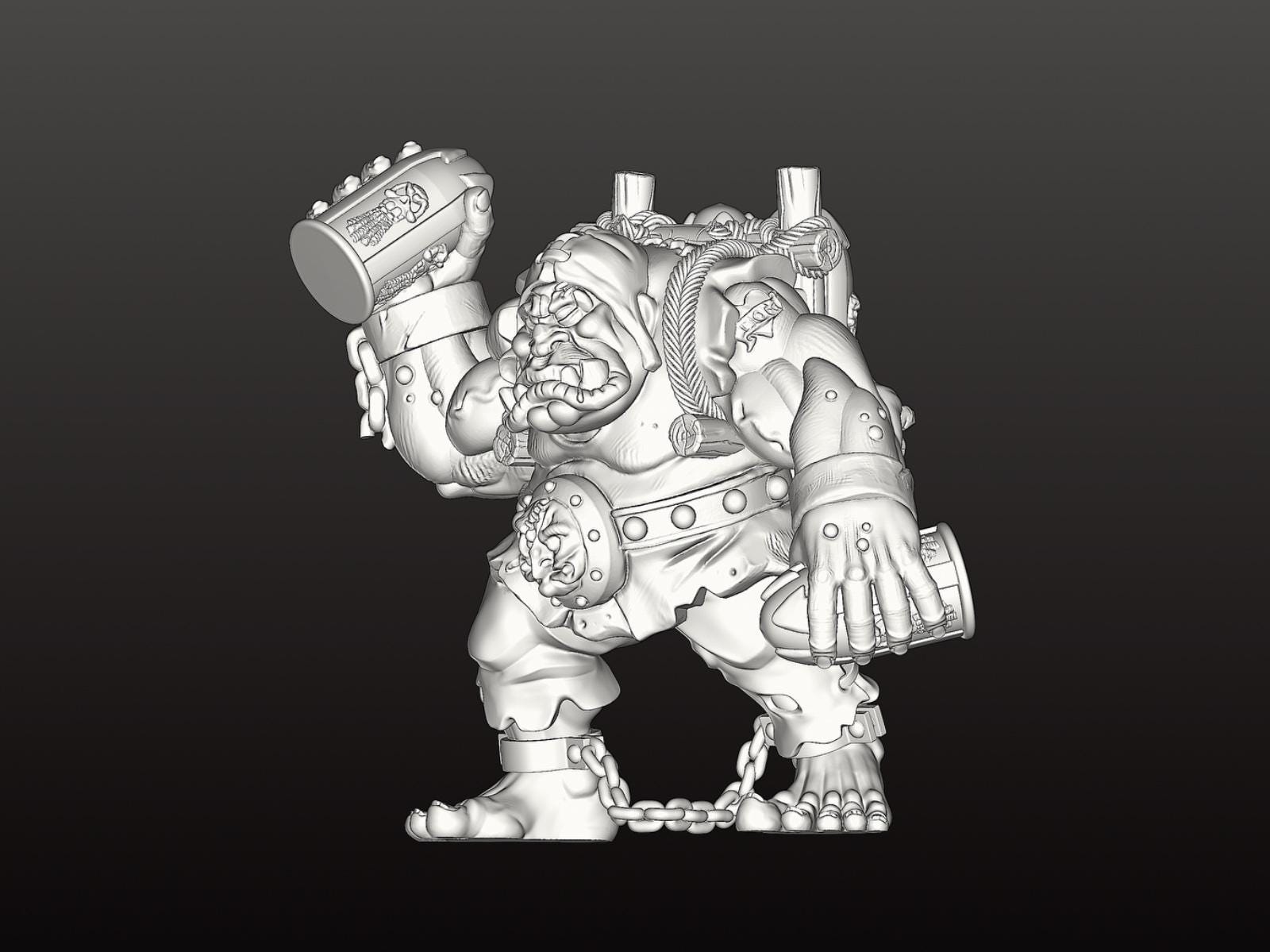 Evil Dwarf Army Ogre Slave Crew Member Fabelzel Remix - Etsy