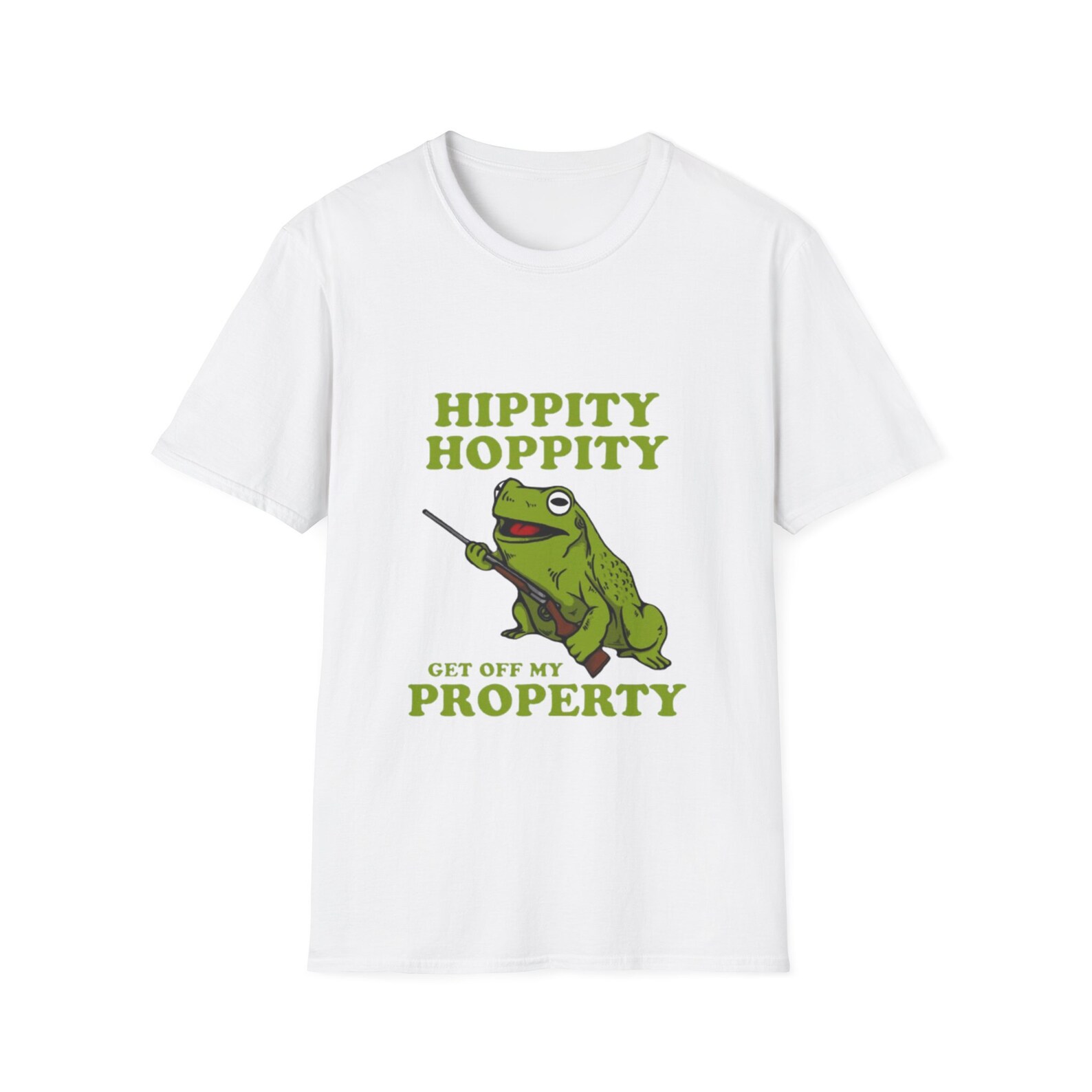 Hippity Hoppity Get off My Property T-shirt, Funny T-shirt , Funny Gift ...