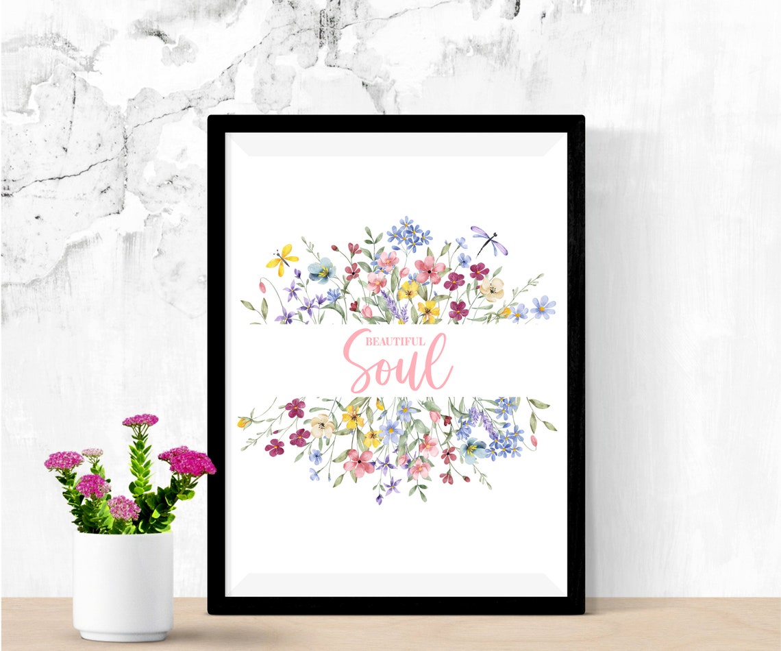Flower Frame PNG 1 X Floral Border Png Craft Graphics Instant Download ...