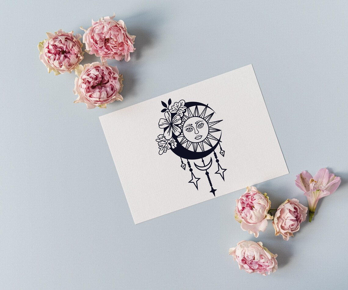 Mystical Celestial SVG Bundle Png Craft Graphics Cricut Files Instant ...