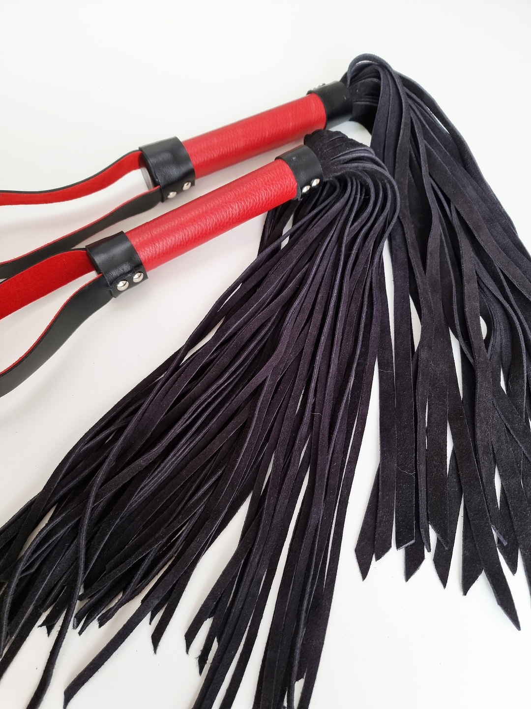 Suede Leather Flogger, BDSM Flogger, Spanking Whip, Impact Play - Etsy