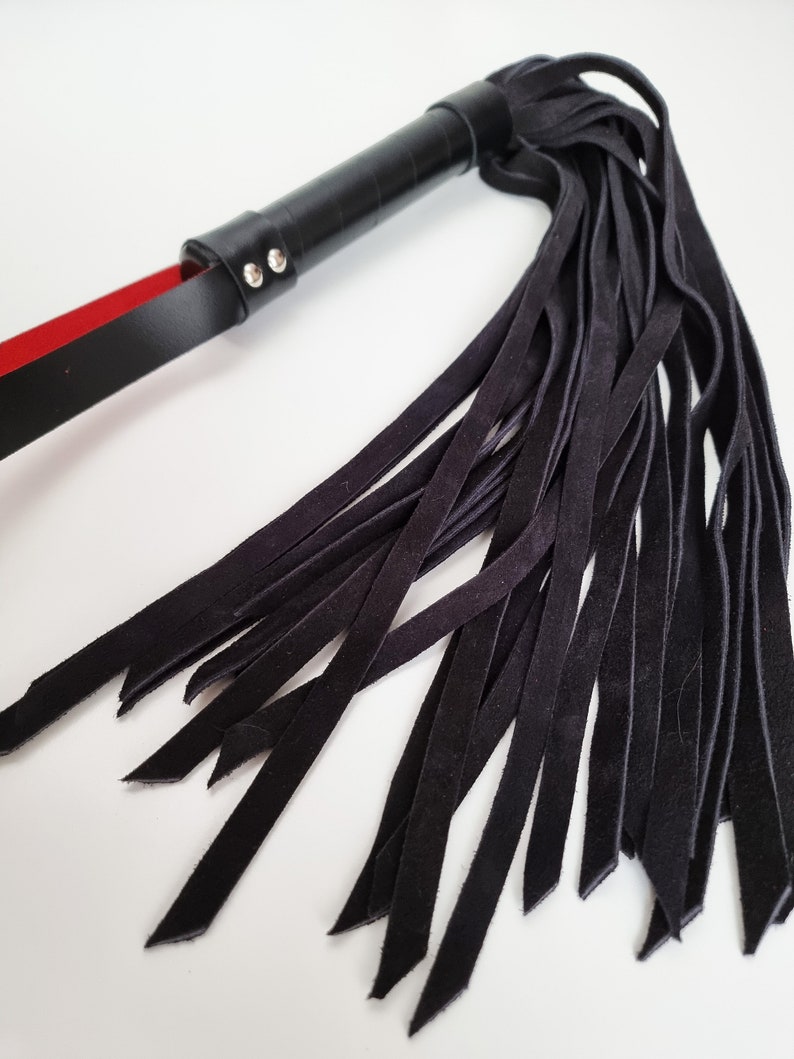 Leather Flogger, 5 Colors BDSM Whips, Suede Falls Flogger, Impact Play ...