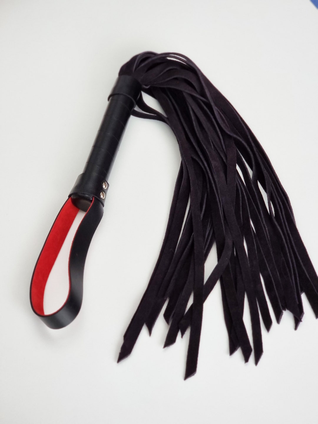 Leather Flogger, 5 Colors BDSM Whips, Suede Falls Flogger, Impact Play ...