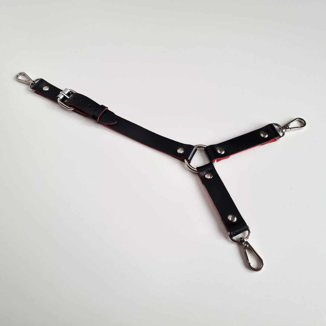 Adjustable 3-way Leather Connector 7 Colors, Restraints Strap, Leather ...