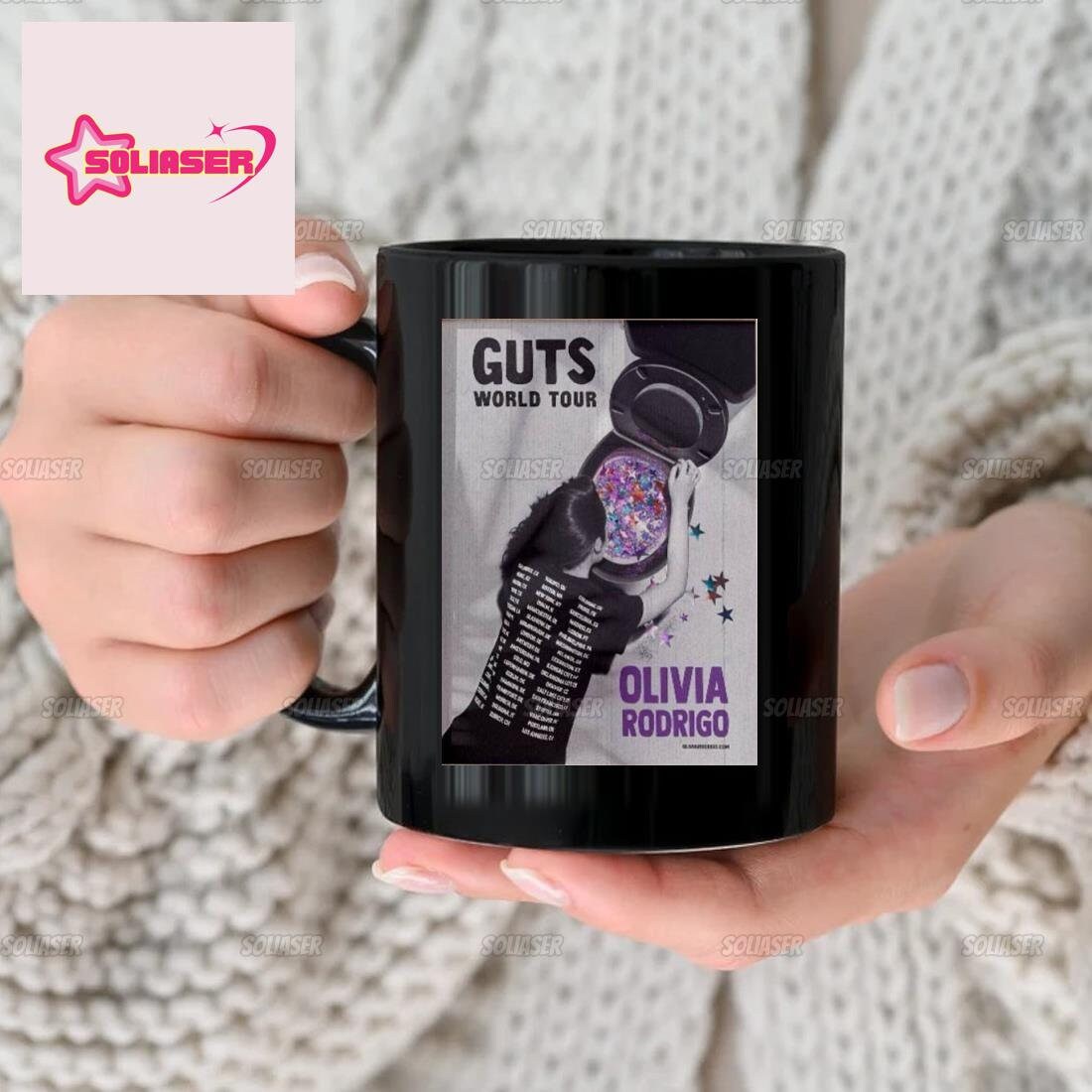 Olivia Rodrigo Mug, Olivia Rodrigo Guts Tour 2024 Mug, the Guts World ...
