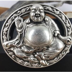 Buddha Gautama Belt Buckle, Spiritual Meditation Handmade Artisan ...