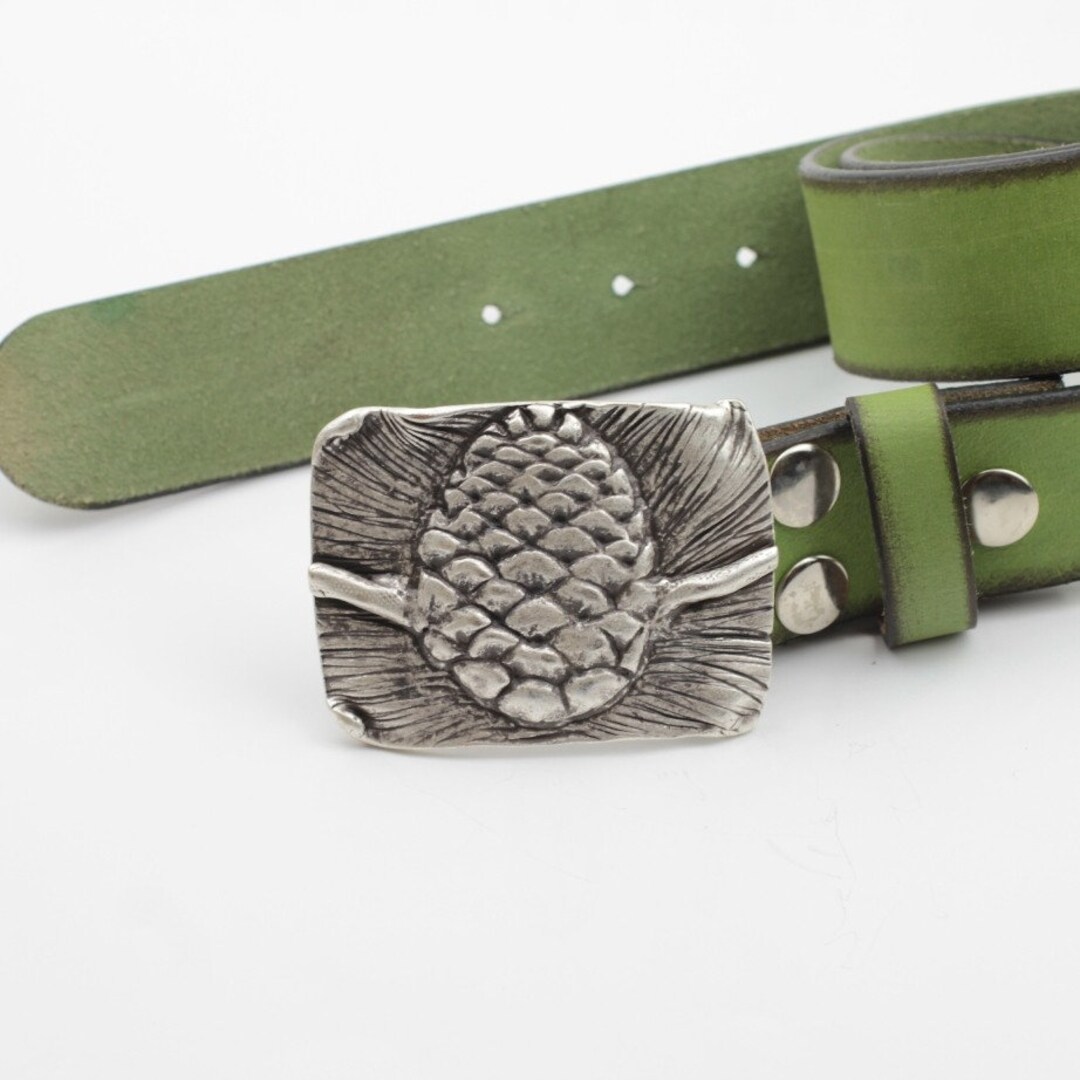 Fir Cone Belt Buckle, Boho Belt Buckle, Silver Belt Buckle, Pine Cones ...