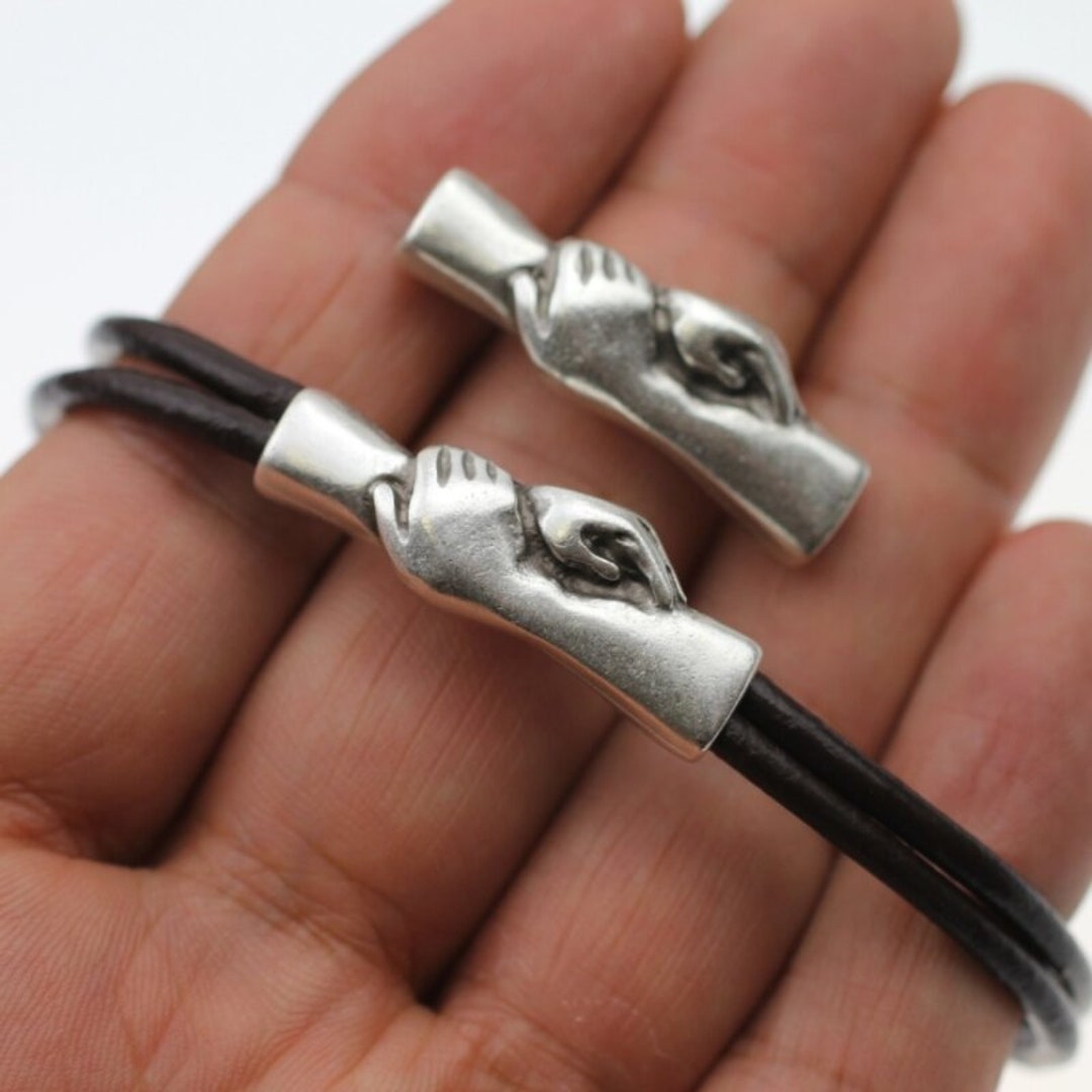 1 Pcs Handshake Connector for Bracelet, Hand Hold Connectors ...