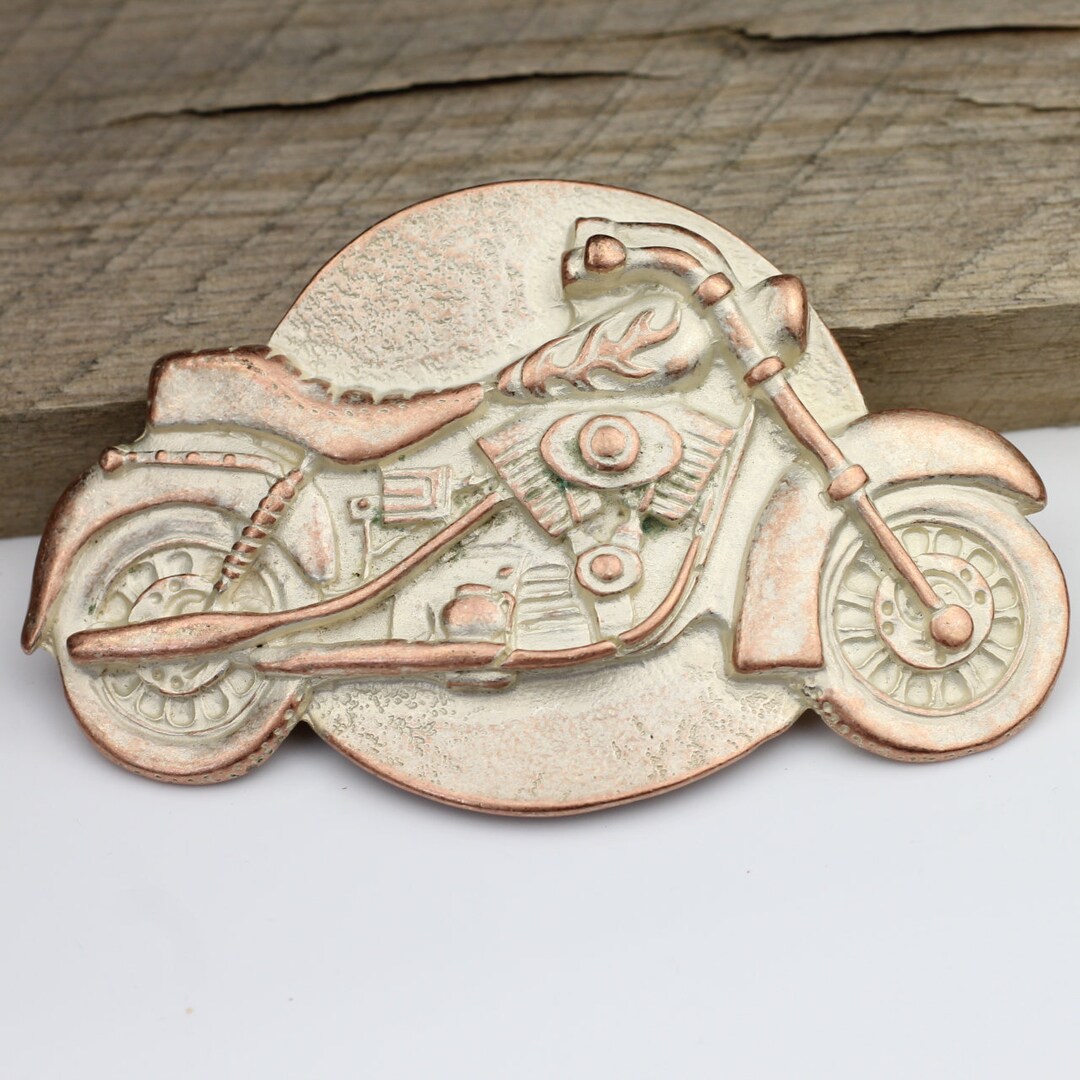 Biker Belt Buckle, Motorcycle Rider Belt Buckle, Rocker Belt Buckle ...