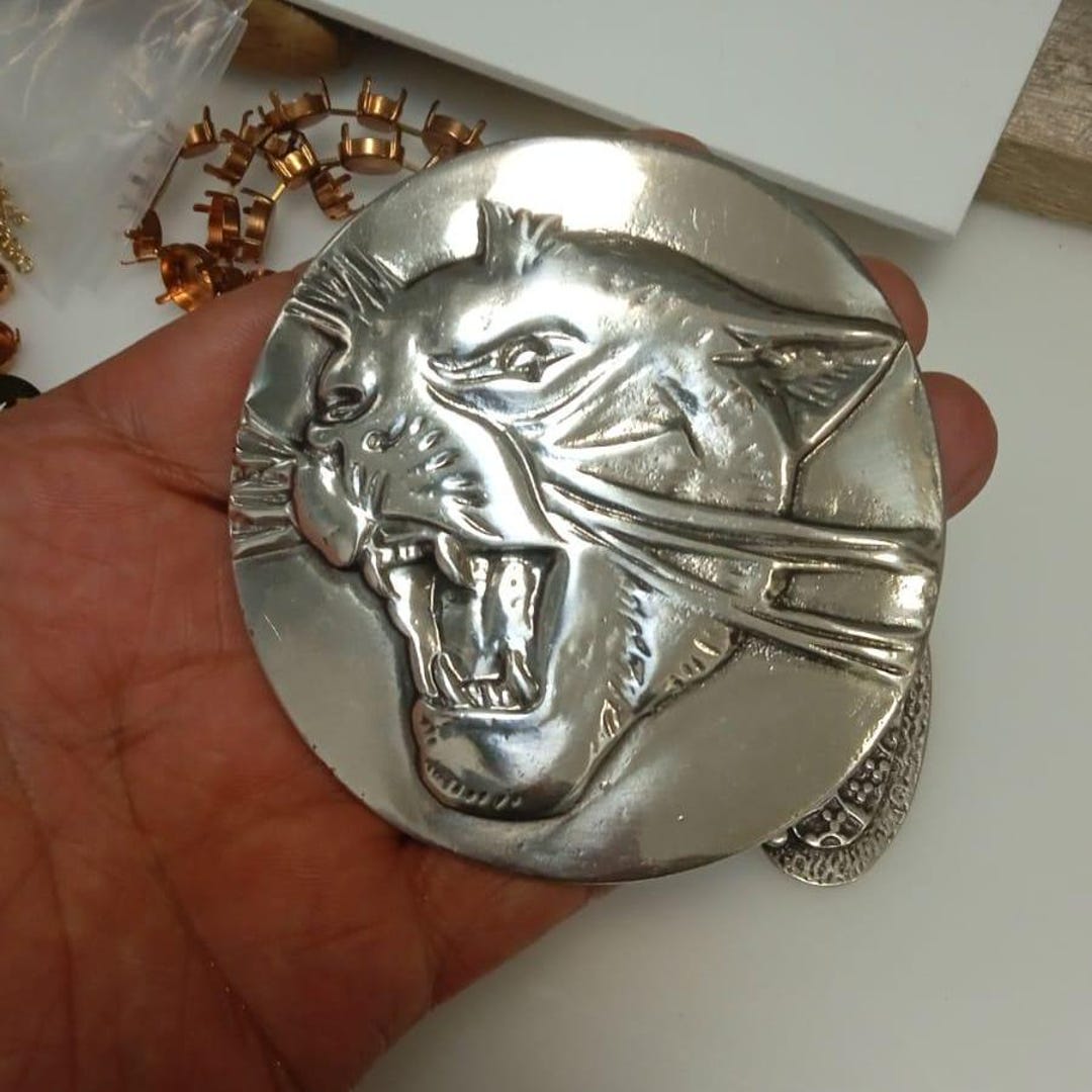 Panther Belt Buckle, Puma Belt Buckle, Animal Belt Buckle, Wild Cat ...