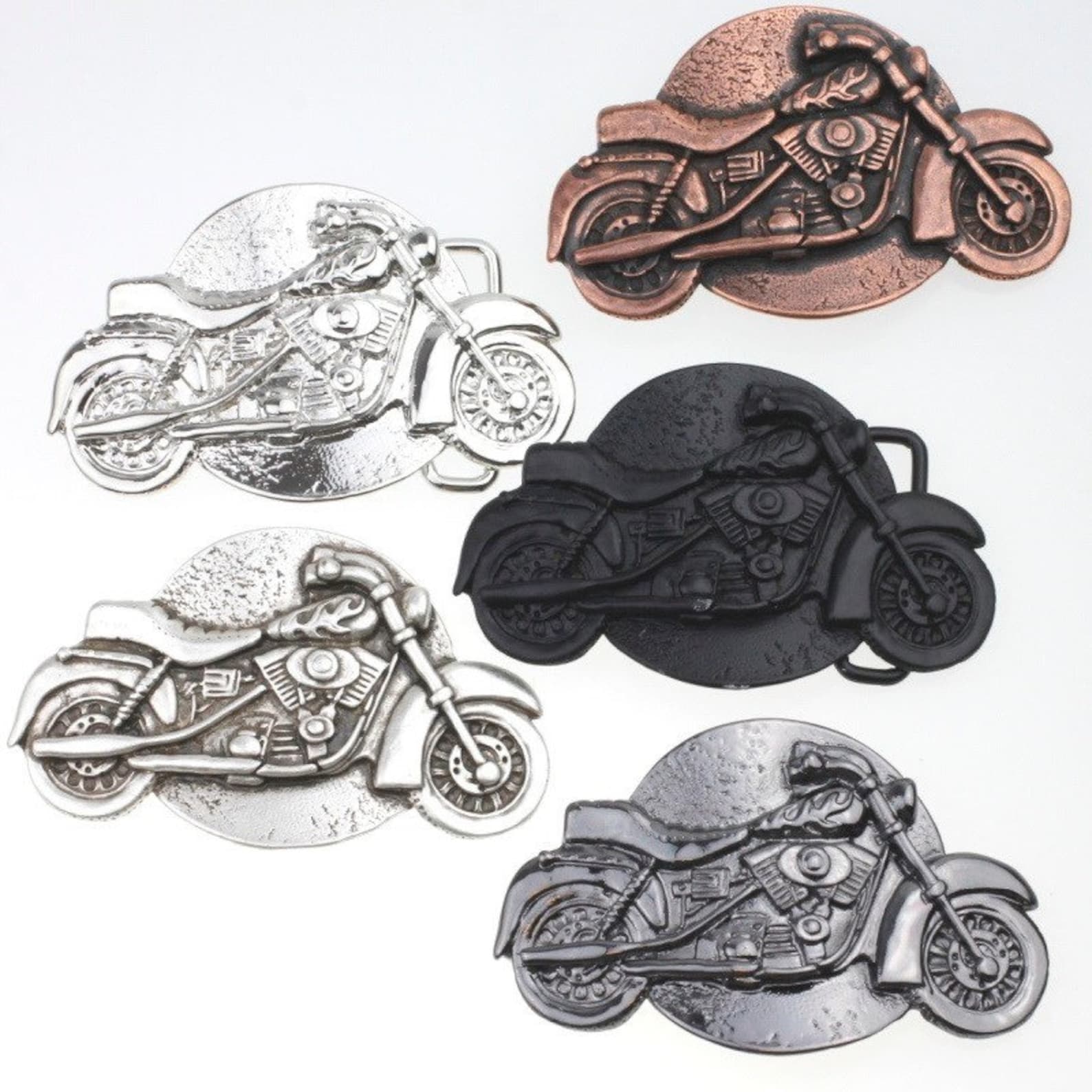 Biker Belt Buckle, Motorcycle Rider Belt Buckle, Rocker Belt Buckle ...