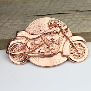 Biker Belt Buckle, Motorcycle Rider Belt Buckle, Rocker Belt Buckle ...