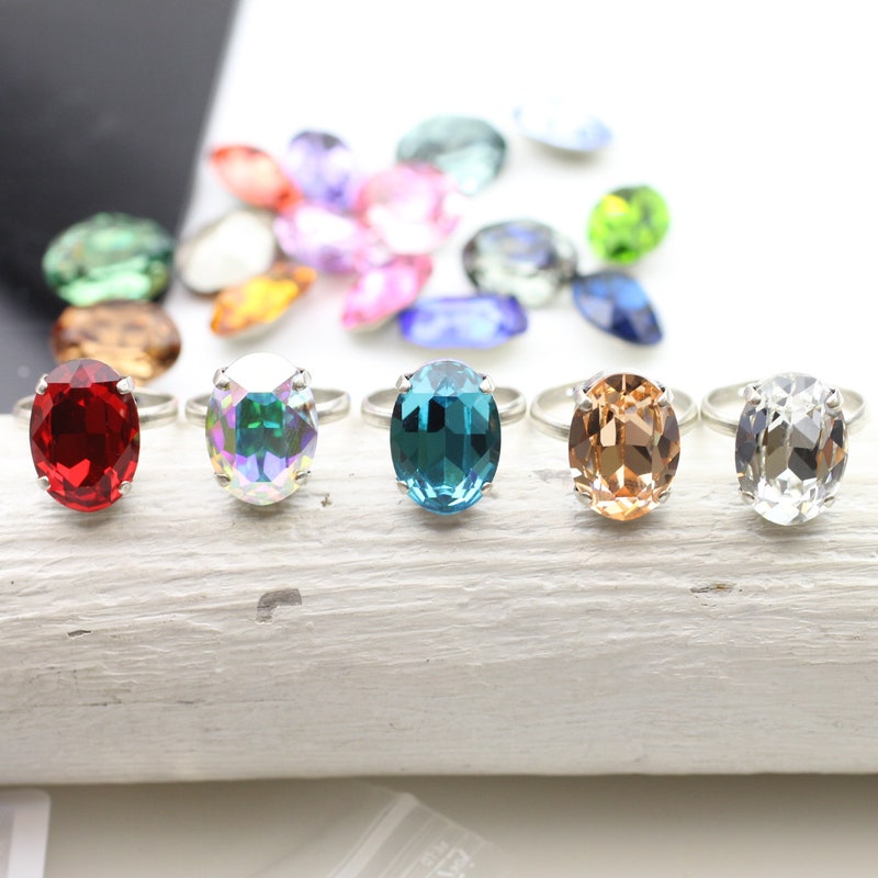 Crystal Ring - Etsy