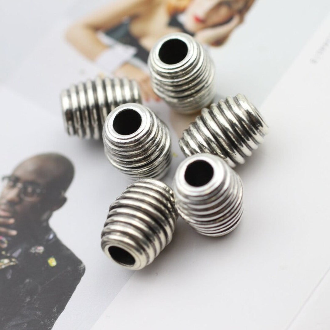 5 Tibetan Style Column Bead, Beehive Spacers, Bee Hive Column Bead ...
