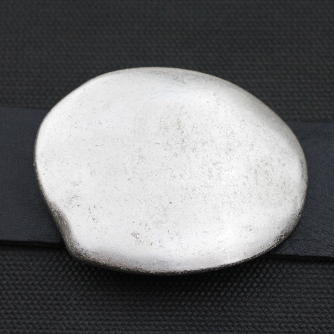 Antique Silver Speech Bubble Belt Buckle: Pewter Zamak, Fits 4cm Belt ...